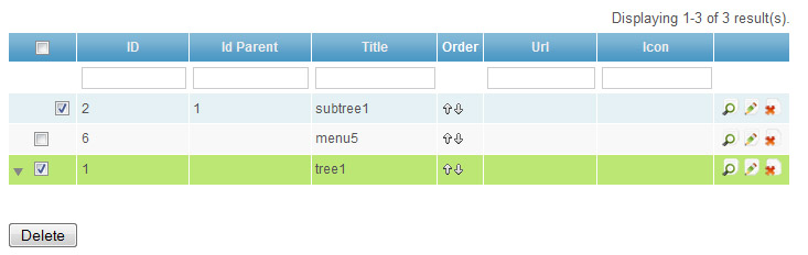 Cgridview Treetable Ordercolumn General Discussion Yii Framework Forum